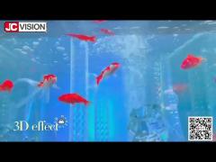 jcvision 3d effect led display energy saving led advertising digital signage