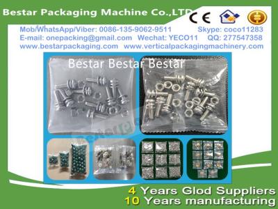 China screw pouch making machine. Screws packing machine,screws packaging machine , screws filling machine from Bestar pack for sale