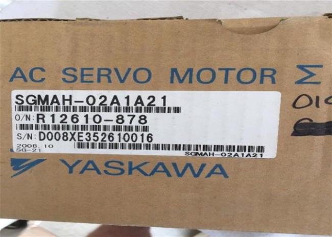 Yaskawa servo motor 2.1A SGMAH-02A1A21 16-bit (16384 x 4) Absolute Encoder 0.637N.M 0