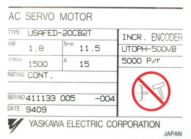 USAFED-20CB2T SGMPH-04AAE4SD Yaskawa Servo Drive Original New 3 Working Days Delivery 3