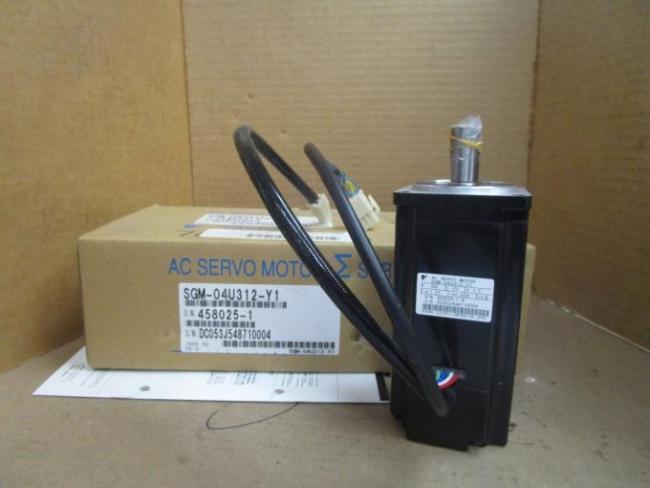 New in box Yaskawa Industrial Electric Ac Servo Motor 200V 400W SGM-04U312-Y1 0
