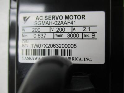 China SGMAH-02AAF41 Yaskawa 200w power explosion-proof servo controller for sale