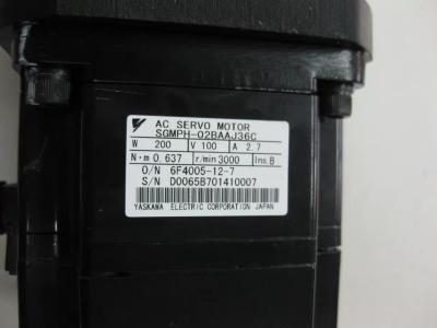 China SGMPH-02BAAJ36C Yaskawa 200w Power Servo Explosion-Proof Motor for sale
