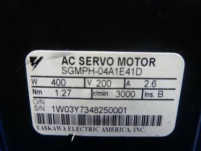 China SGMPH-04AAA41D Yaskawa Industrial High Torque Low Rpm Electric Motor for sale