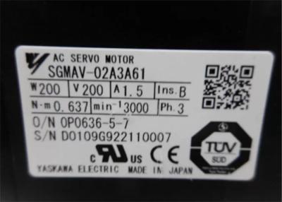 China SGMAV-02A3A61 Electric 200w Servo Motor Module Yaskawa Manufacturer for sale
