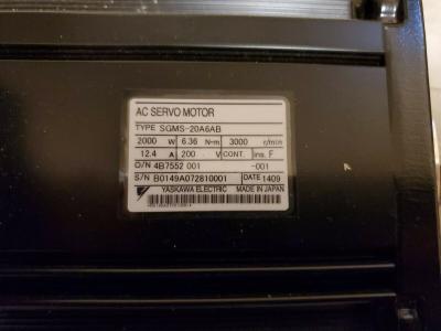 China SGMS-20A6AB Yaskawa Industrial Motor Constant Power Output Modular for sale