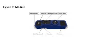 China JP300 3D Structured Light Camera Module Depth Image：800x1280@30fps RGB Image：1080x1920@30fps for sale