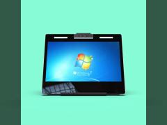 JP1802 Dual-Screen Visitor Registration All-in-One Machine 18.5+15.6 Inch Supports Wi-Fi and wired network connections