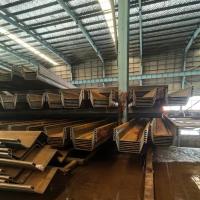 China Z Type Hot Rolled Steel Sheet Pile Type 3 Type 4 with 8.5mm Thickness for Port Construction and Deep Foundations for sale