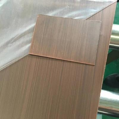 China 201 304 430 0.3 Mm Steel Sheet Brushed Flat for sale