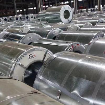 Revestimiento de zinc Z40 Z80 Z100 Z120 Z150 Z275 Espessura de bobina de acero galvanizado 0,3 - 2,5 mm en 1000 mm de ancho