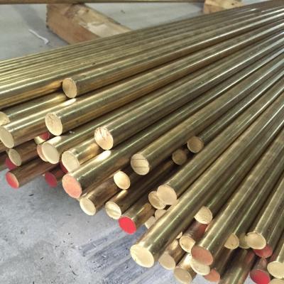 China CuZn10 / H90 / C22000 Brass Round Bar / Solid Round Brass Rod & Shaft for sale