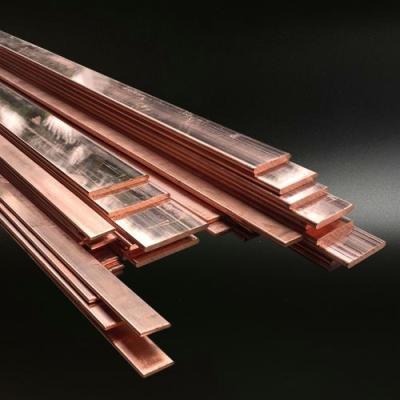 China TU1 Copper Flat Bar C10200 Oxygen-free Copper Flat Bar &Round Bar for sale