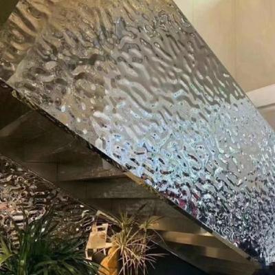 China Decoration Application Water Ripple Stainless Sheet Sheet Thickness 0.3 - 3.0mm Thickness for sale