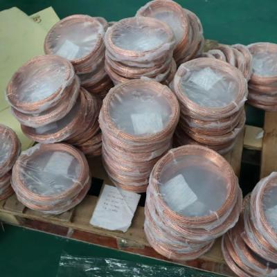 China Air Conditioner Pancake Coil Seamless Copper Pipe 3/4 Inch AC Heat Copper Tube for sale