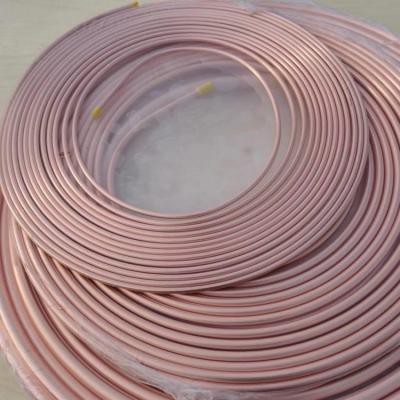 China Air Conditioner Pancake Coil Seamless Copper Pipe 3/4 Inch AC Heat Copper Tube for sale