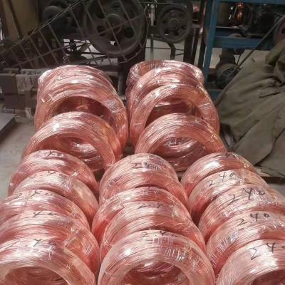 Cina 990,9% di filo di rame morbido puro 8 calibro/ 3,25 mm di diametro 19,5 piedi / 6m 1 libbra bobina in vendita