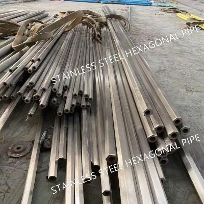 China Hexagonal Outside Stainless Steel Pipe S14 - S70 ASTM A213 Hot Rolled for sale