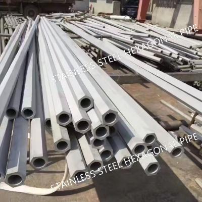 China Ourside Hexagonal Inside Round Shape Stainless Steel Pipe Tube TP304 TP316L TP321 for sale