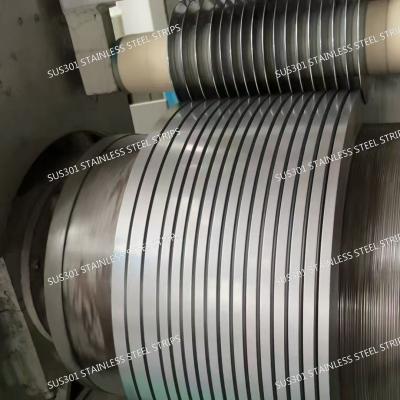 China Kaltgewalzte SUS301-Federstahlstreifen EN 1.4310 Äquivalente individuelle Breite bis zu 600 mm zu verkaufen