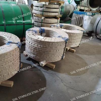 Cina 316L / 1.4404 Strisce di acciaio inossidabile tagliate in lunghezza o bobine dimensioni personalizzate in vendita