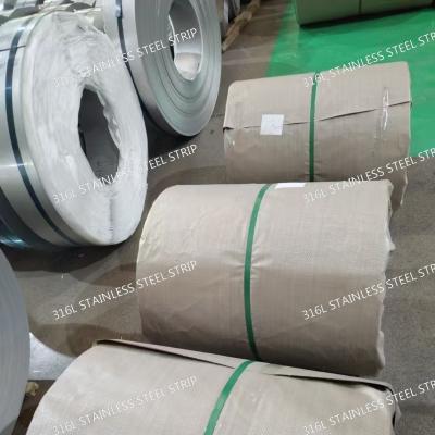 Cina 316L / 1.4404 Strisce di acciaio inossidabile tagliate in lunghezza o bobine dimensioni personalizzate in vendita