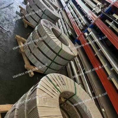 China Cold Rolled Stainless Steel Strip Coils 0.1-3.0mm Thickness 5-1219mm Width for sale