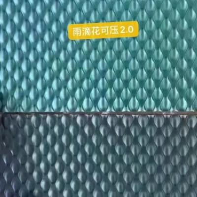 China Water Drops / Rain Drops Pattern Stainless Steel Embossed Sheet Plate Thickness 0.6 - 2.0mm Anti-Slip Sheets for sale
