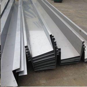 China Square Water Gutter 304 316 Stainless Steel Cold Rolled with Bright Surface Treatment for sale