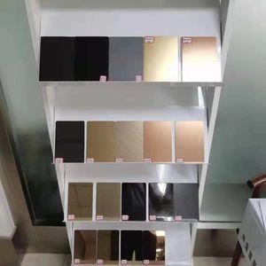 China 201 Grade Mirror Stainless Steel Sheet with Slit Edge for Wall and Corner Guards for sale
