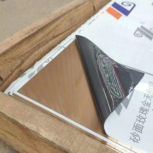 China Laser Film Protect Hairline Mirror Finish Stainless Steel Sheet 201 304 Grade Colored Stainless Steel Plate for sale