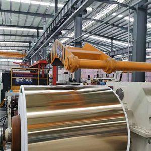 China Gold Rose Stainless Steel Sheet Grade 304 with 0.5mm Thickness for Hotel Decoration for sale