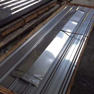 China Cold Rolled Bright Surface Stainless Steel Roofing Sheet Custom Sizes Corrugated Steel Plate for sale