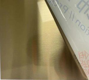 China 304 Stainless Steel Sheet with Mirror Finish Hairline and Rose Gold Color for Decorative Applications for sale