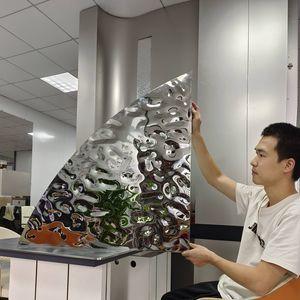 China 304 Grade Water Ripple Stainless Steel Sheet with 0.3 - 3.0mm Thickness and Polished Surface for Decorative Applications for sale