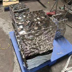China 201 304 Grade Water Ripple Stainless Steel Sheet with 0.3 - 3.0mm Thickness and Polished Surface for Decoration for sale