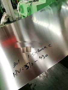 China Cold Rolled 301 Stainless Steel Strip Coil with Polished Surface and Width 10-2000mm for sale