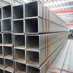 China Black Surface Treatment Square Steel Tube with 30*30-500*500 Size Range and Galvanized or Painted Surface for sale