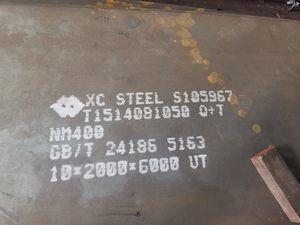 China High Carbon AR400 AR500 Abrasion Resistant Steel Plate for Mining and Construction for sale