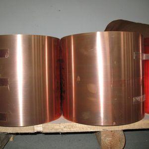 China ASTM Standard 0.1mm Thickness Non-alloy Red Copper Roll High Purity Copper Strip for sale