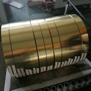 China Cu Zn Alloy Flexible Copper Strip with High Strength and Thickness 0.01 - 2.5mm for sale