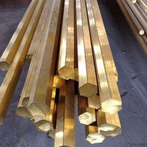 China Heat Resistant Square Brass Rods and C38500 Brass Hexagonal Bars for Industrial Applications for sale