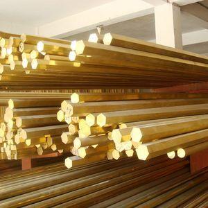 China Corrosion Resistant C38500 Brass Hex Bars with Anodizing Surface and ASTM Standard for sale