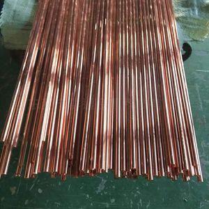 China Red Copper Round Bar Dia 10 - 100mm C11000 C10200 ASTM Standard Solid Copper Rod for sale
