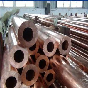 China Large Diameter C34500 C34200 Brass Seamless Refrigeration Pancake AC Copper Pipe for sale
