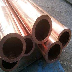 China C10200 Grade Pancake Coil Copper Pipe ASTM Standard Straight Copper Tube for Lighting for sale