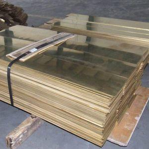 China H70 Pure Copper Plate Polished 5mm Brass Sheet ASTM B36/B36M Standard for sale