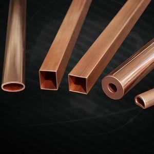 China JIS GB EN Standard Seamless Copper Pipe Non-alloy Red Copper Tube with Thickness 0.3 - 50mm for sale