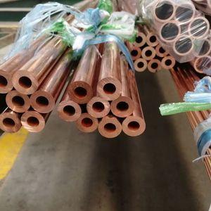 China ASTM Uns C10100 Seamless Red Copper Tube for Industrial Applications for sale