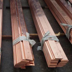 China ASTM Standard C11000 Copper Flat Bar EN 10204-3.1 Certificated Flat Copper Plate for sale